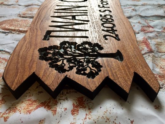Oak Wood Signs