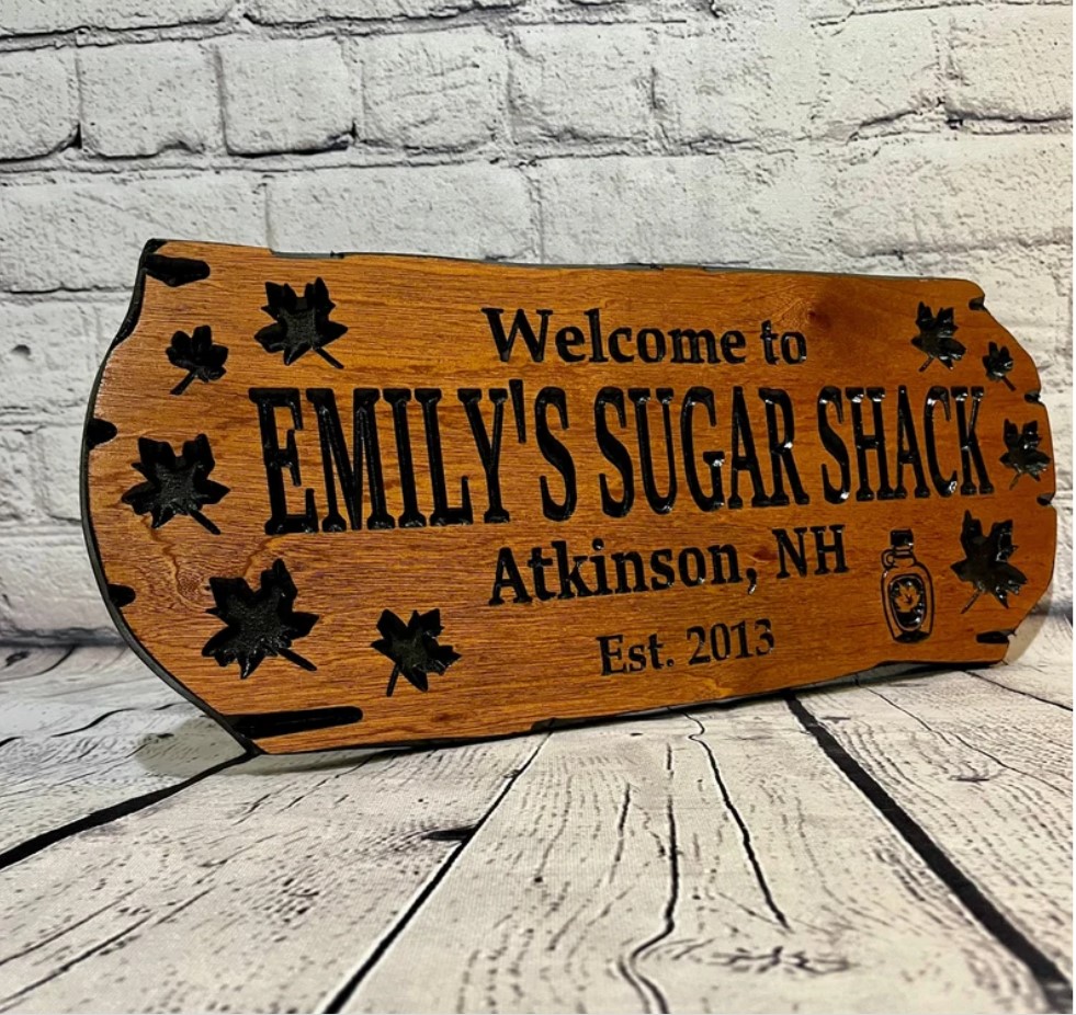 Rustic Edge with Sugar Shack / Maple Syrup Theme ...